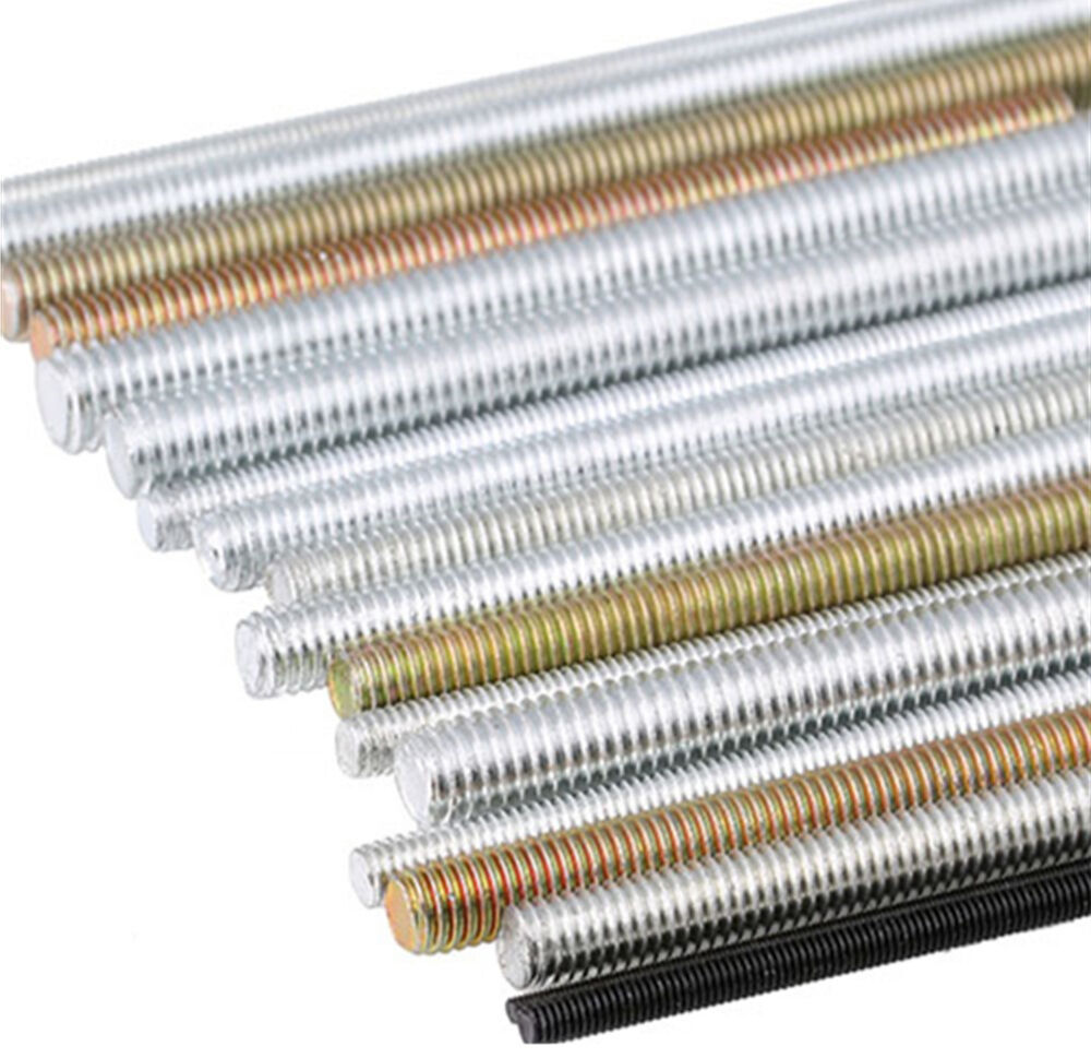 1/2 Carbon Steel Zinc Galvanized 3 Meters 2meters 1 Meter Thread Rod ...