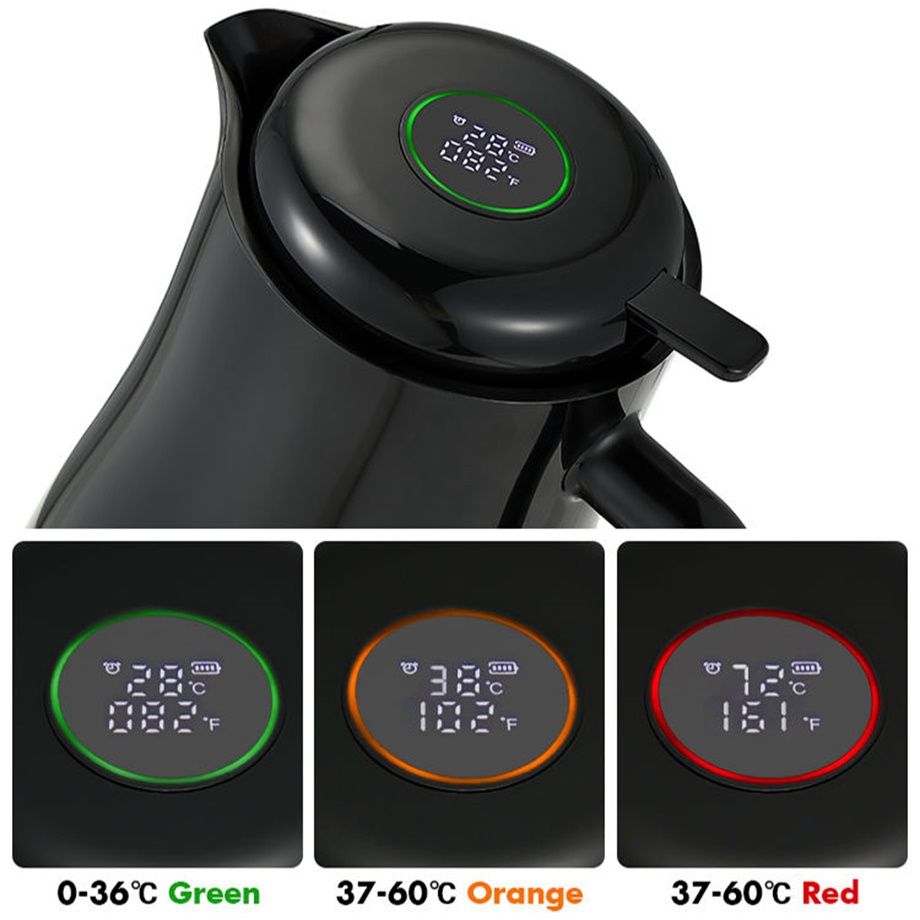 Full Stainless Interior And Safety Off Custom Logo 950ml Smart Electric ...