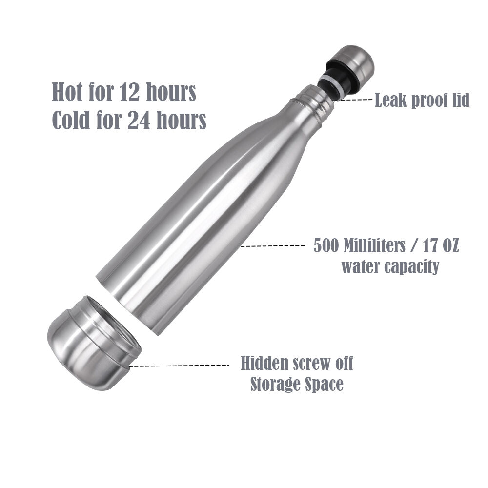 Diversion Water Bottle Can Safe By Stash-it, Stainless Steel Tumbler ...
