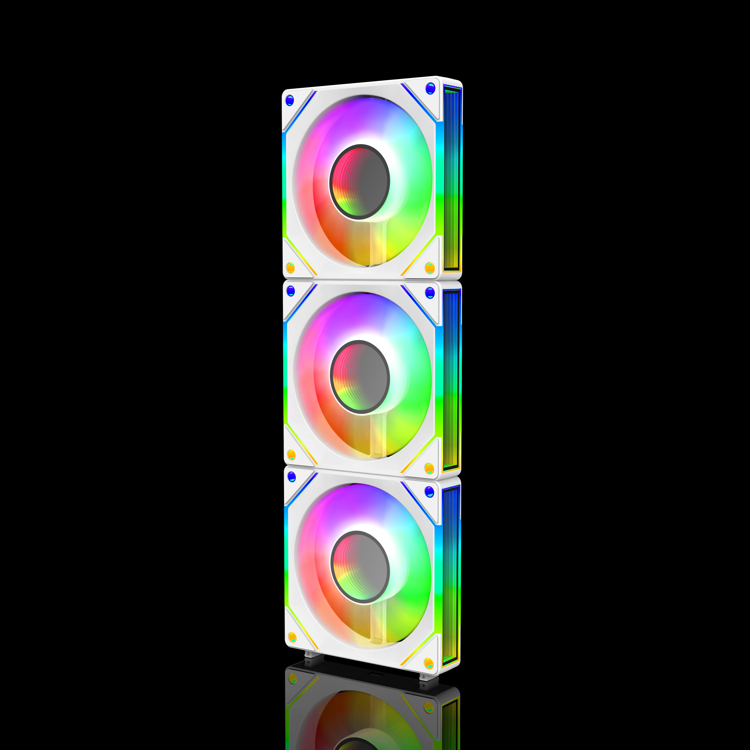 2024 New Design Building Block Style Wireless Computer Fans 120mm 12v ...