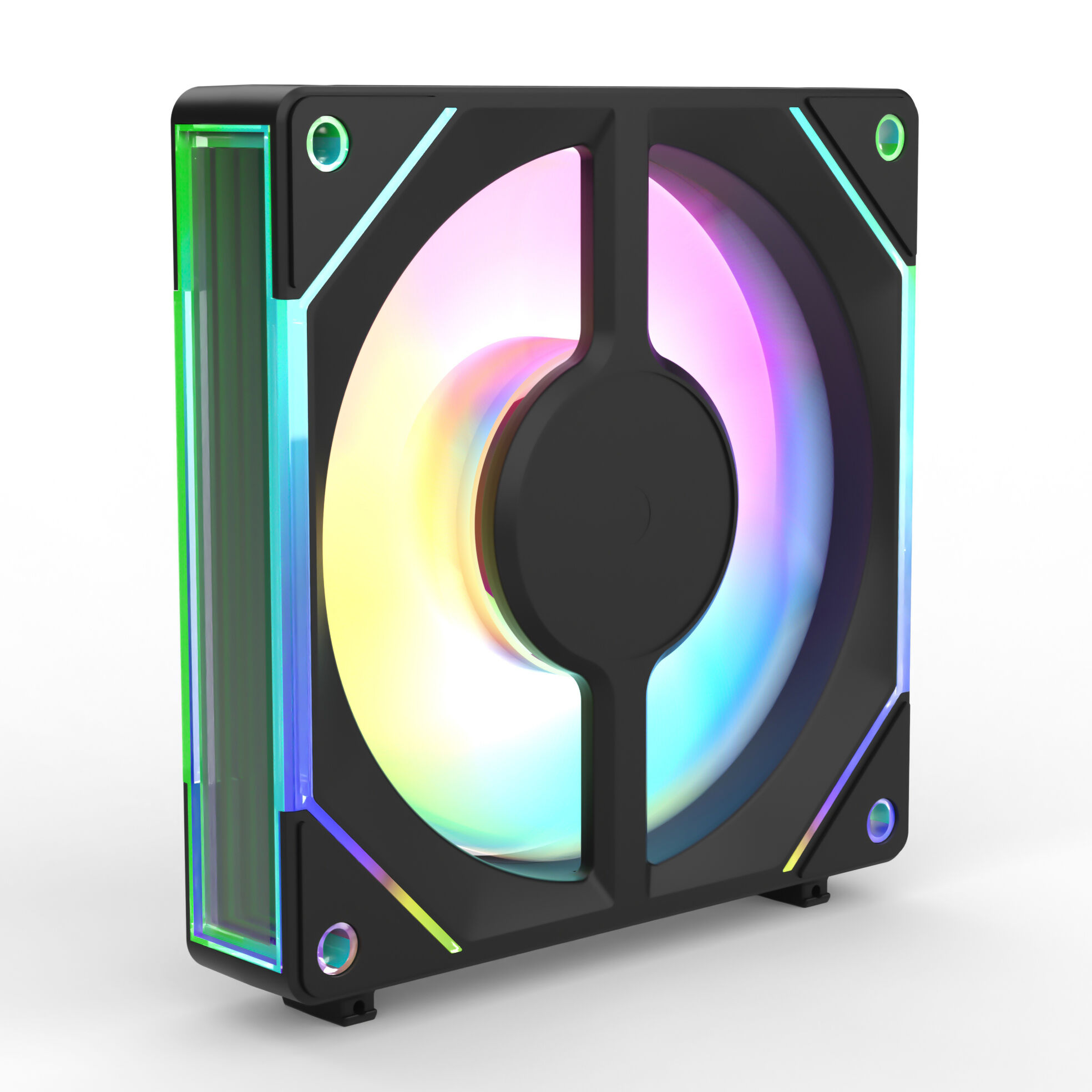 2024 New Design Building Block Style Wireless Computer Fans 120mm 12v ...