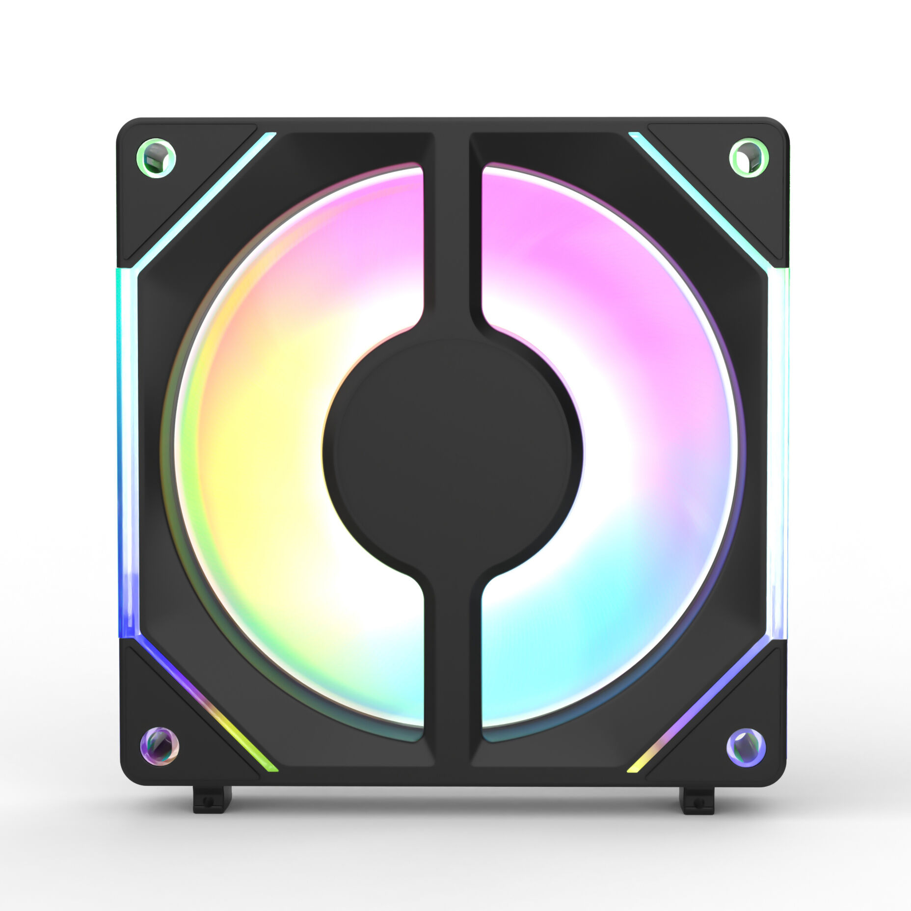 2024 New Design Building Block Style Wireless Computer Fans 120mm 12v ...