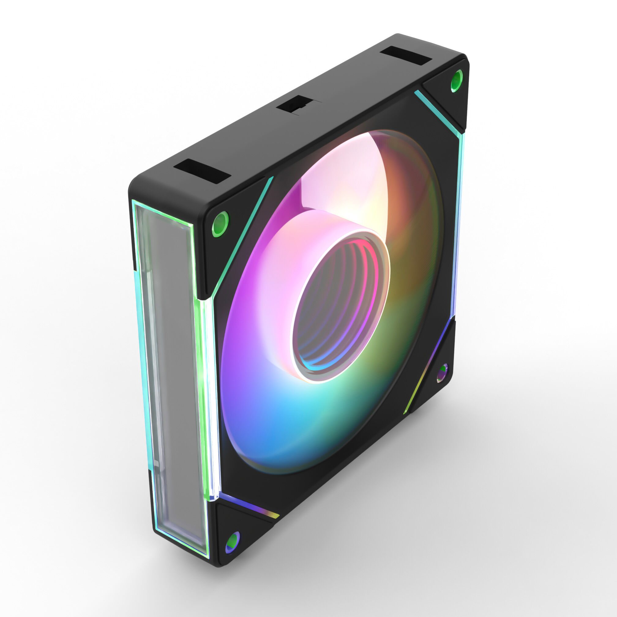 2024 New Design Building Block Style Wireless Computer Fans 120mm 12v ...