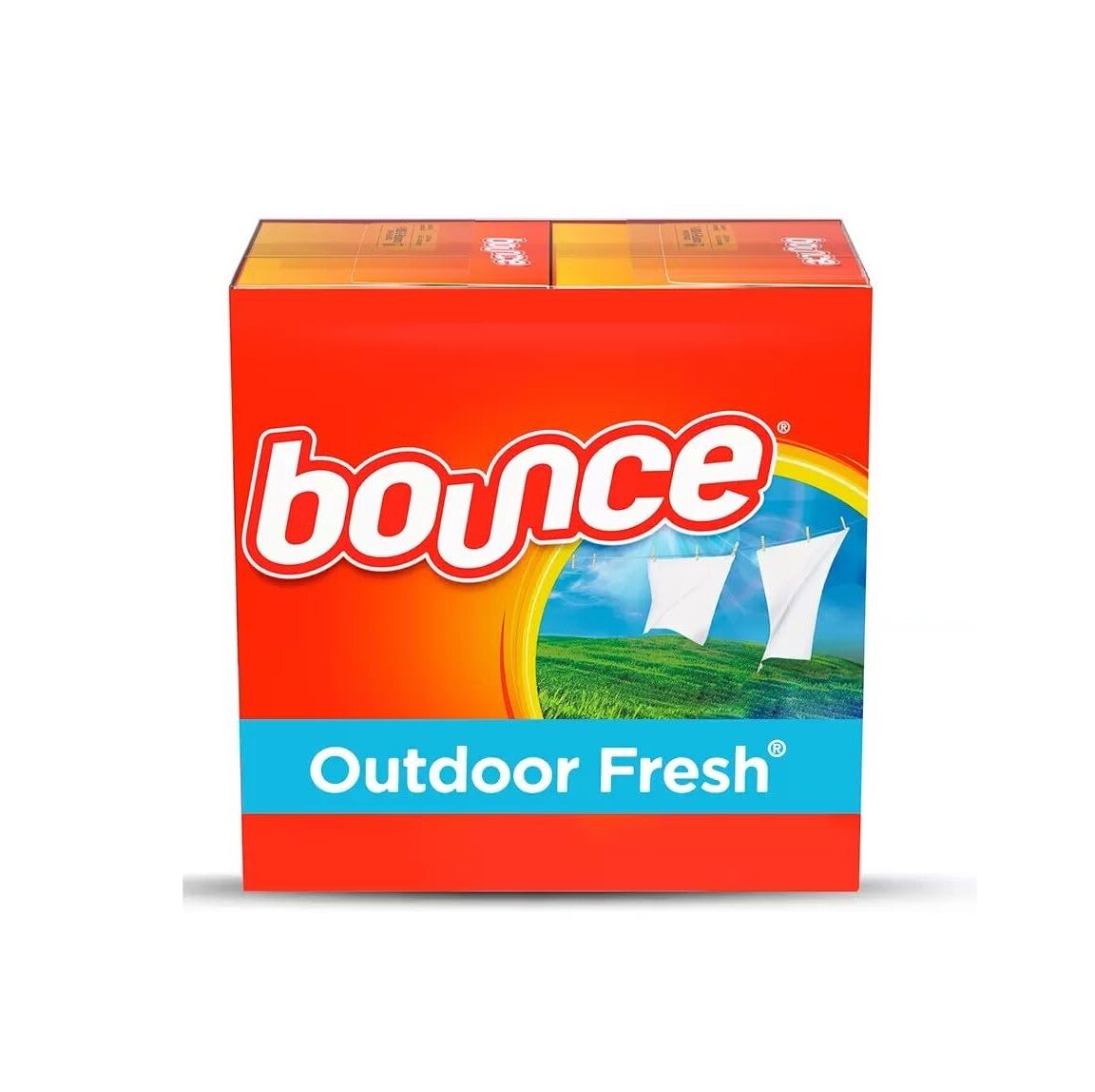 Bounce Dryer Sheets, 160 Sheets, Outdoor Fresh Scent Fabric Softener ...