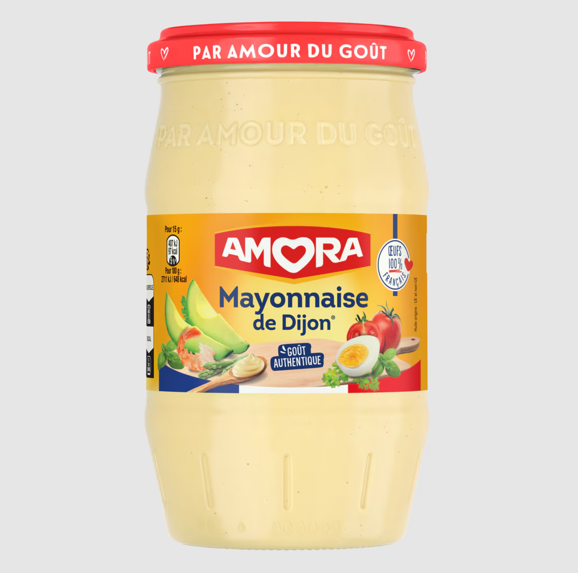 Amora Dijon Mayonnaise Nature Soft Bottle 235g / 470g - Buy United ...