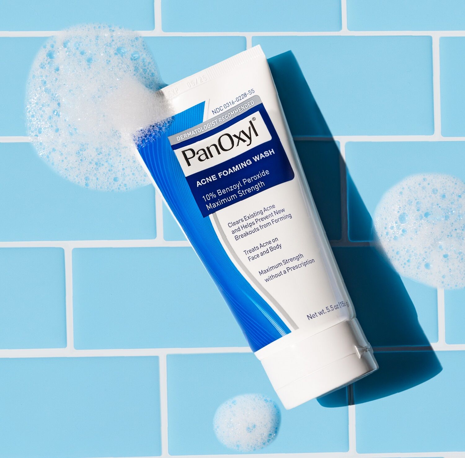 Panoxyl Acne Foaming Wash Benzoyl Peroxide 10% Maximum Strength ...
