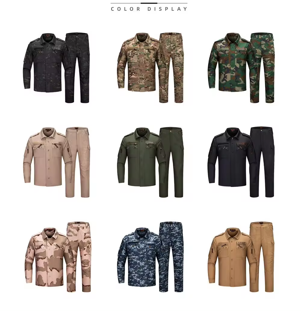 Camouflage F116 Uniform Men's Oem Security Guard Uniforms Breathable ...