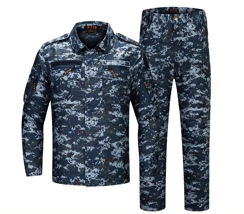 Camouflage F116 Uniform Men's Oem Security Guard Uniforms Breathable ...
