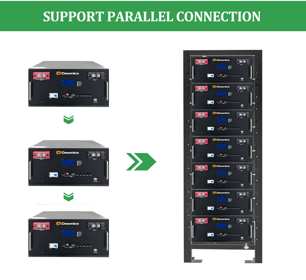 Dawnice Lithium Ion 300ah 96v 256v 300ah 500ah 50kw 40kw System Server ...