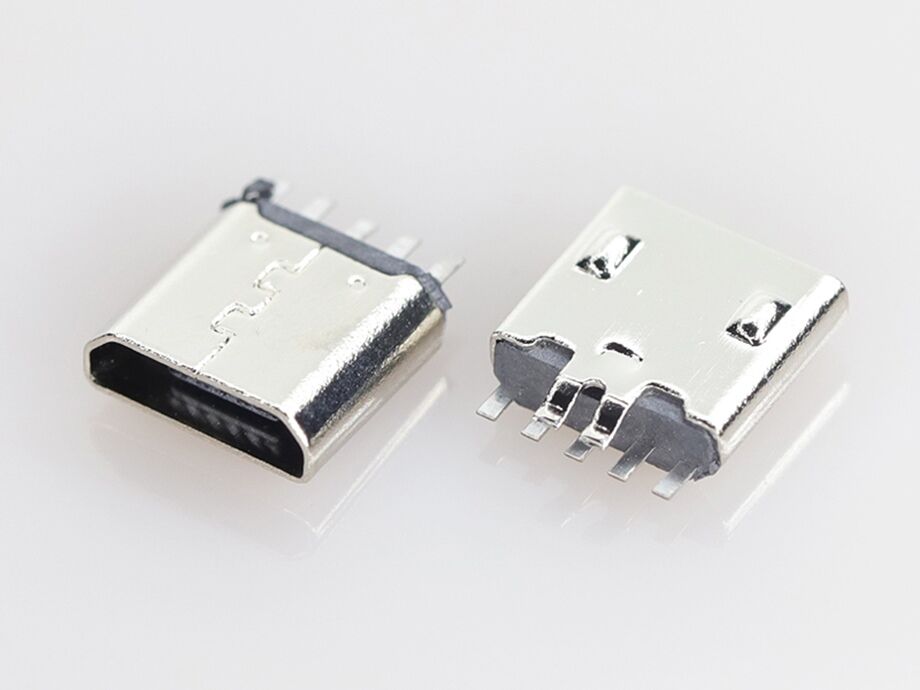Factory Supply Android Phone Adapter Plug Micro Type B 5p Female Socket ...
