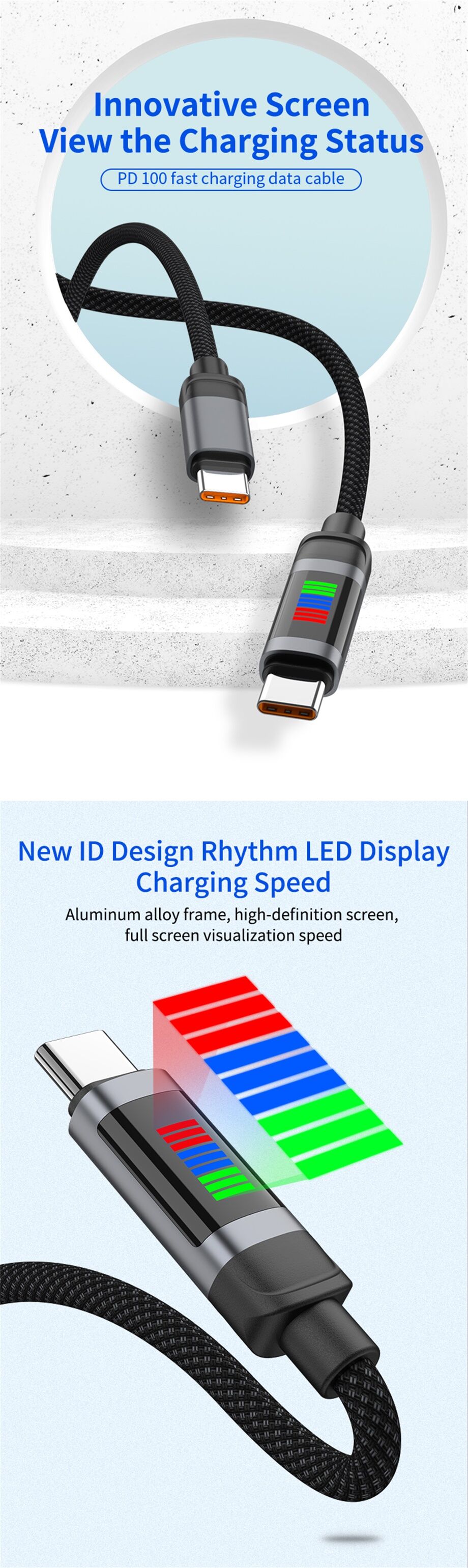Bulk Buy China Wholesale Hot Sales Fast Charging Color Changing Display ...