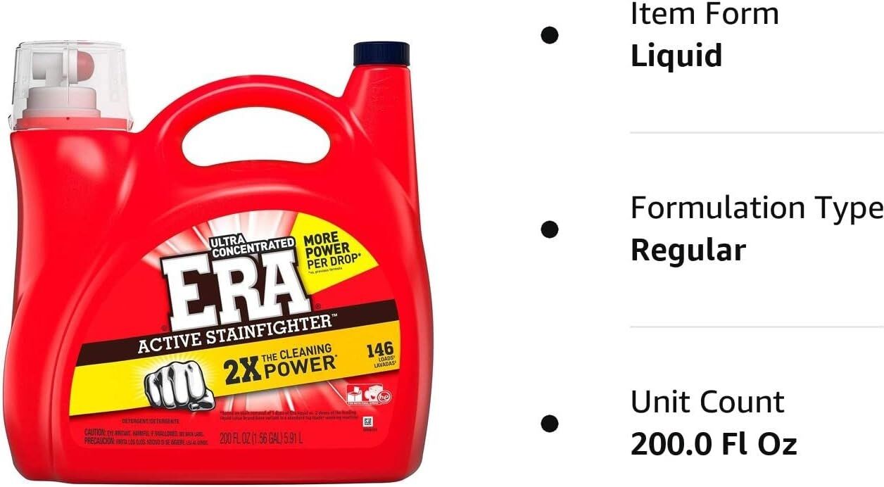 High Quality Era Active Stainfighter Ultra Concentrated Liquid Laundry ...