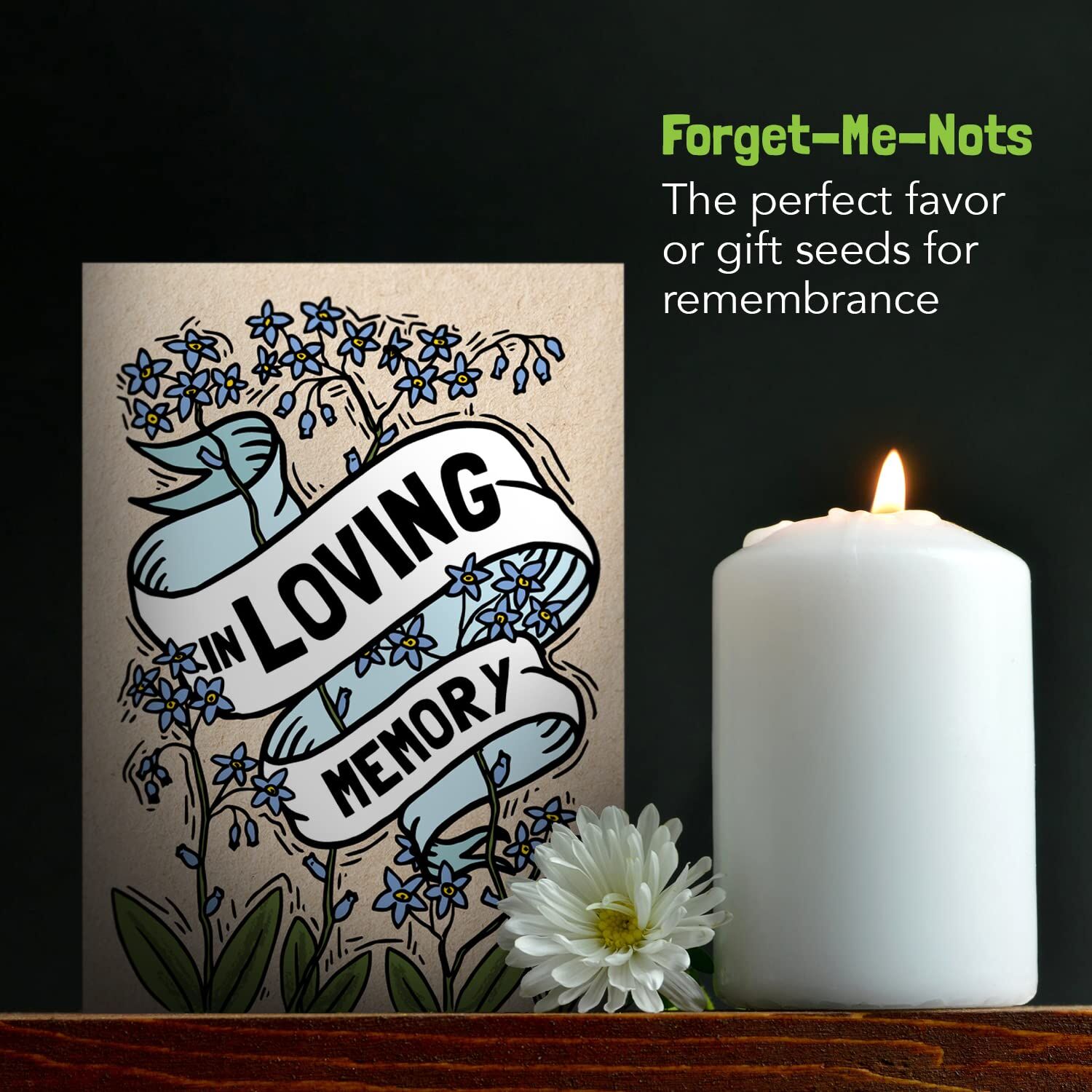 25 Pack In Loving Memory Forget Me Not Seeds For Celebration Of Life $4 ...