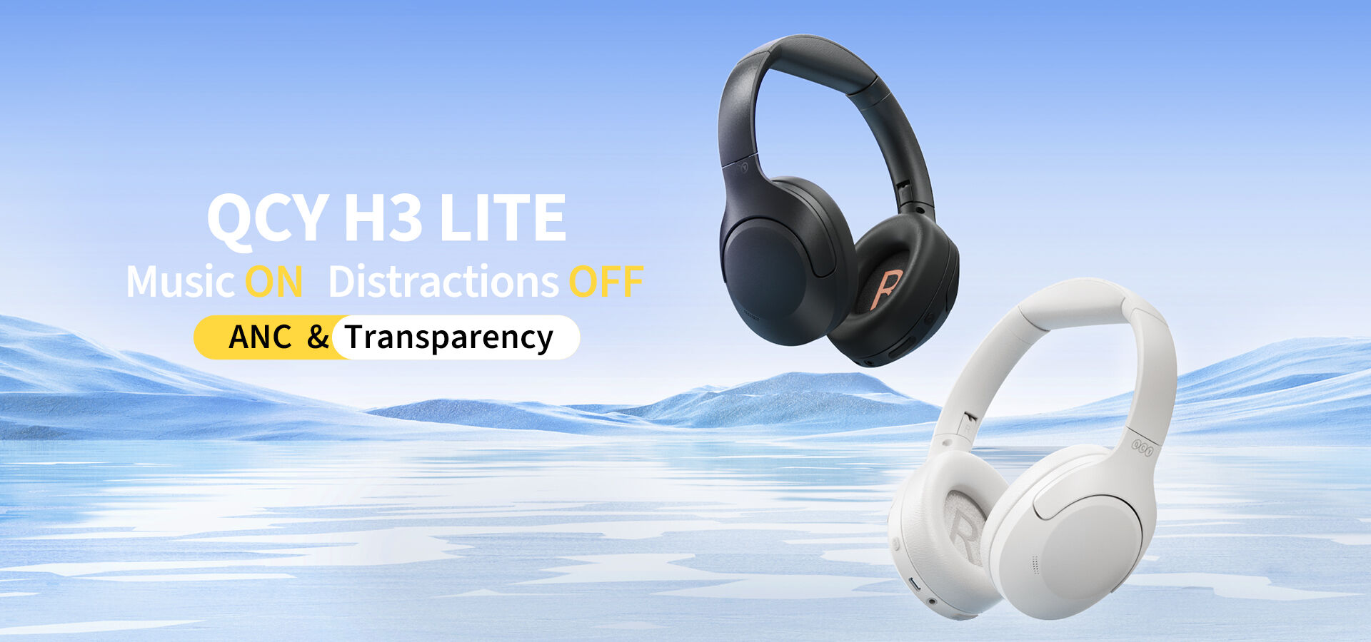 New Anc Headsets /headphone 2 Microphones Noise Canceling For Call ...