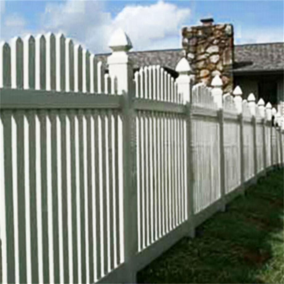 Pagar Pvc/vinyl Halaman Belakang Oem Dengan Kisi-kisi - Penjualan ...