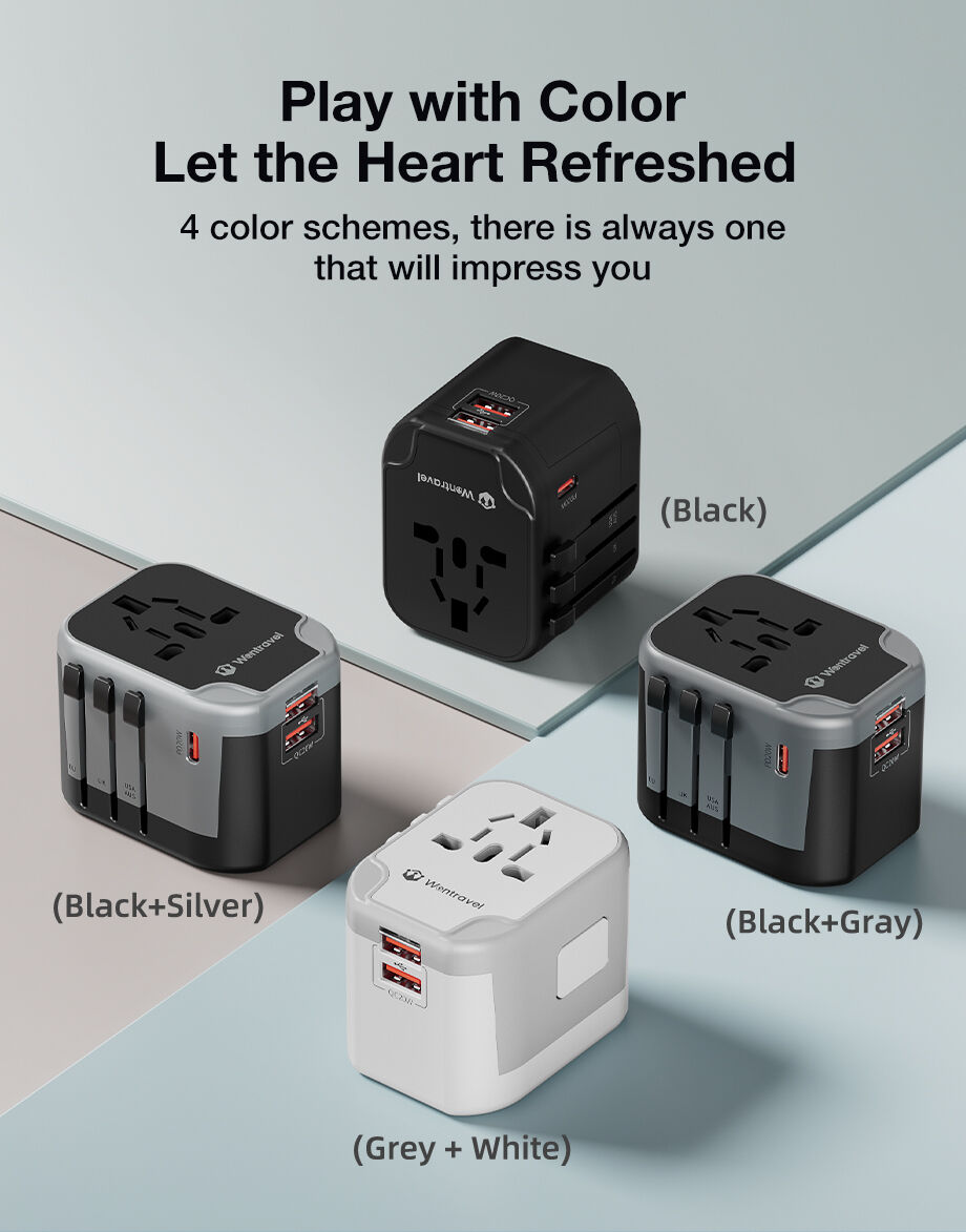 Wontravel 20w Pd Usbc Travel Adapter Uk Plug European Travel Plug ...