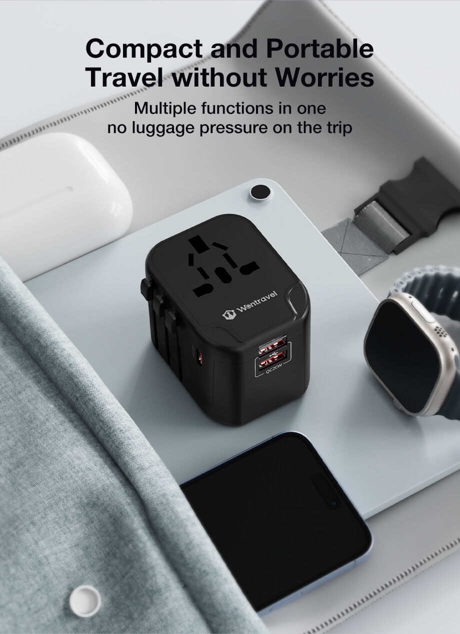 Wontravel 20w Pd Usbc Travel Adapter Uk Plug European Travel Plug ...