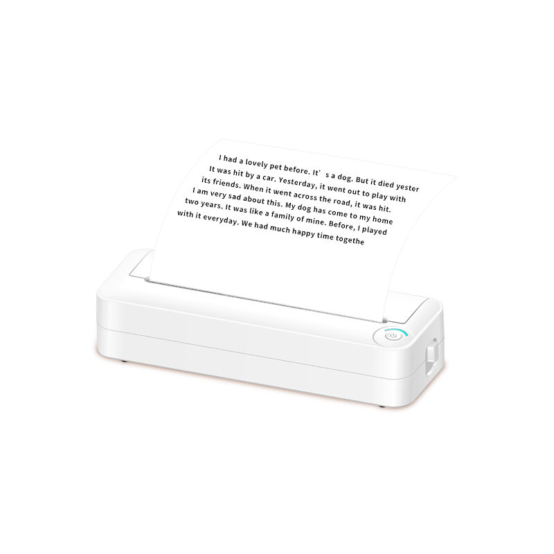 A4 Portable Printers Wireless For Travel, Thermal Printer Supports A4 ...