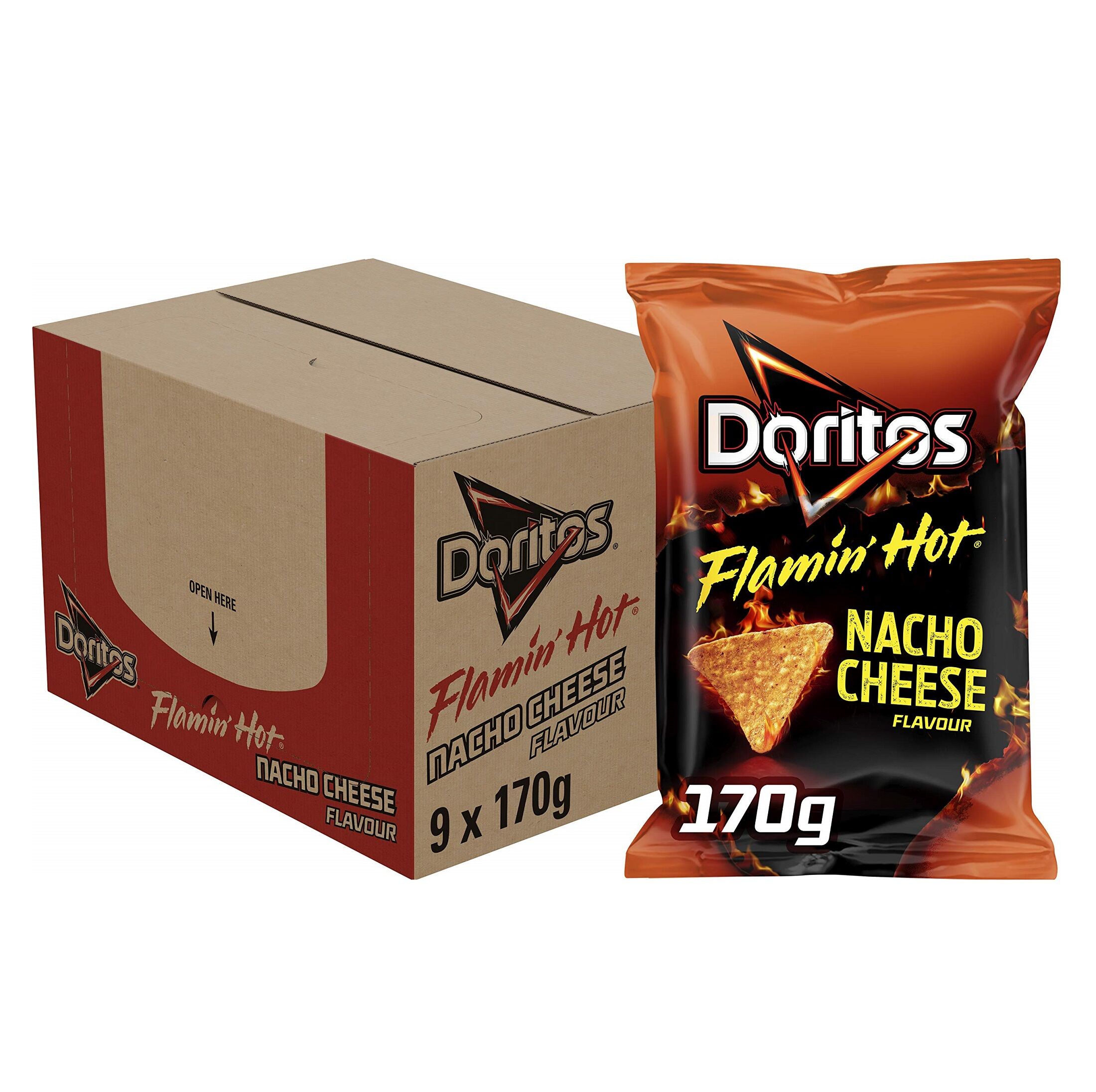 Doritos- Flaming Hot - Tortilla Chips - 48 Gm Original Quality ...