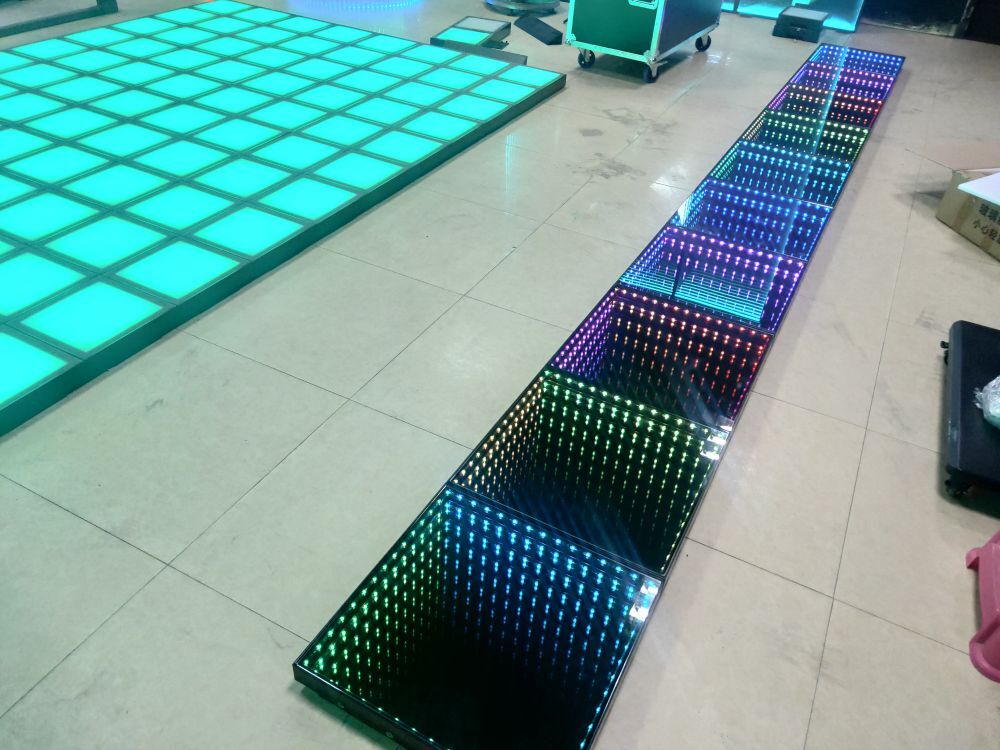 Magnetic Build-in Battery Led Dance Floor Floor Stage Light Wireless ...