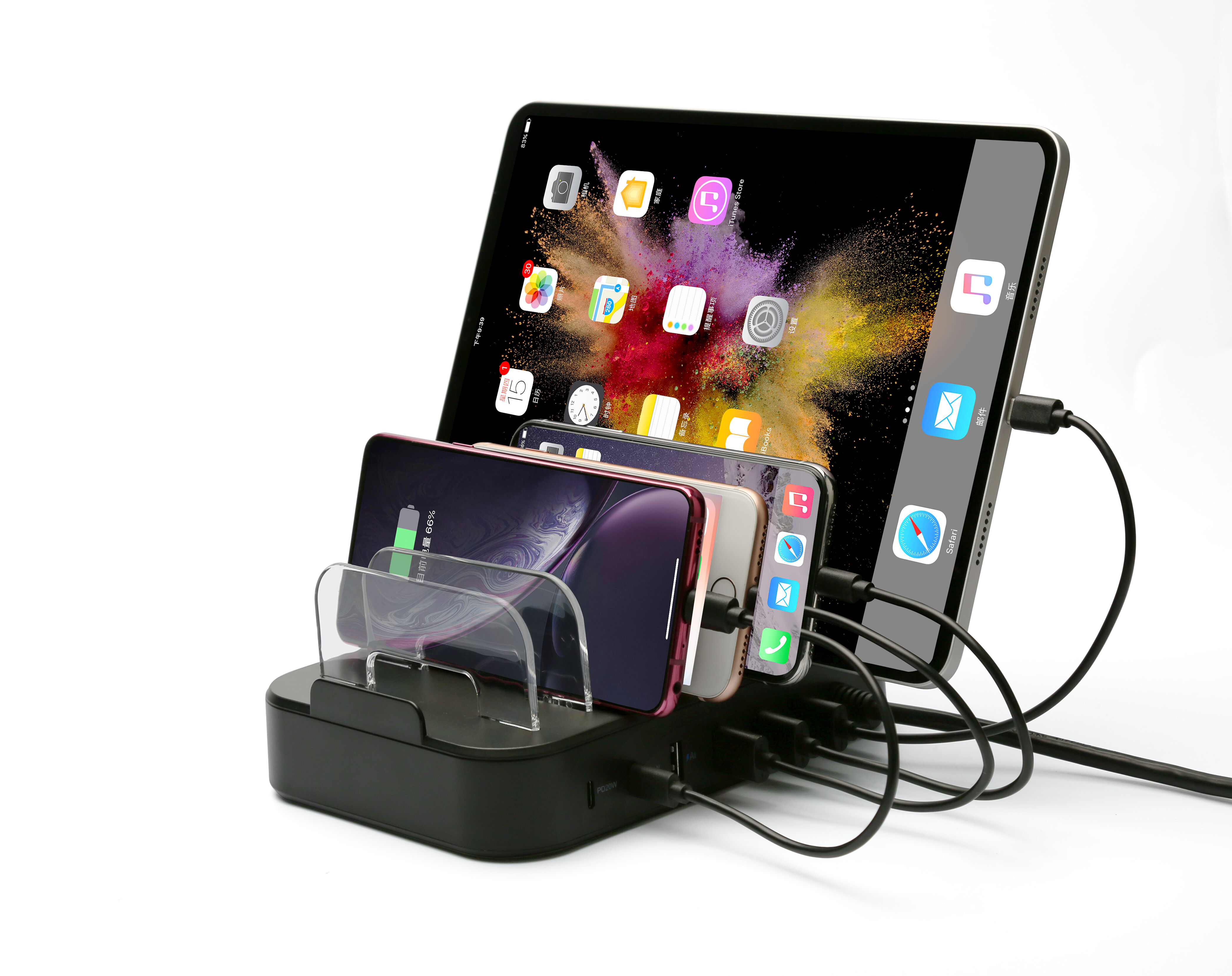 Universal Portable Laptop Tablet Cell Phone Fast Charger Dock Smart ...