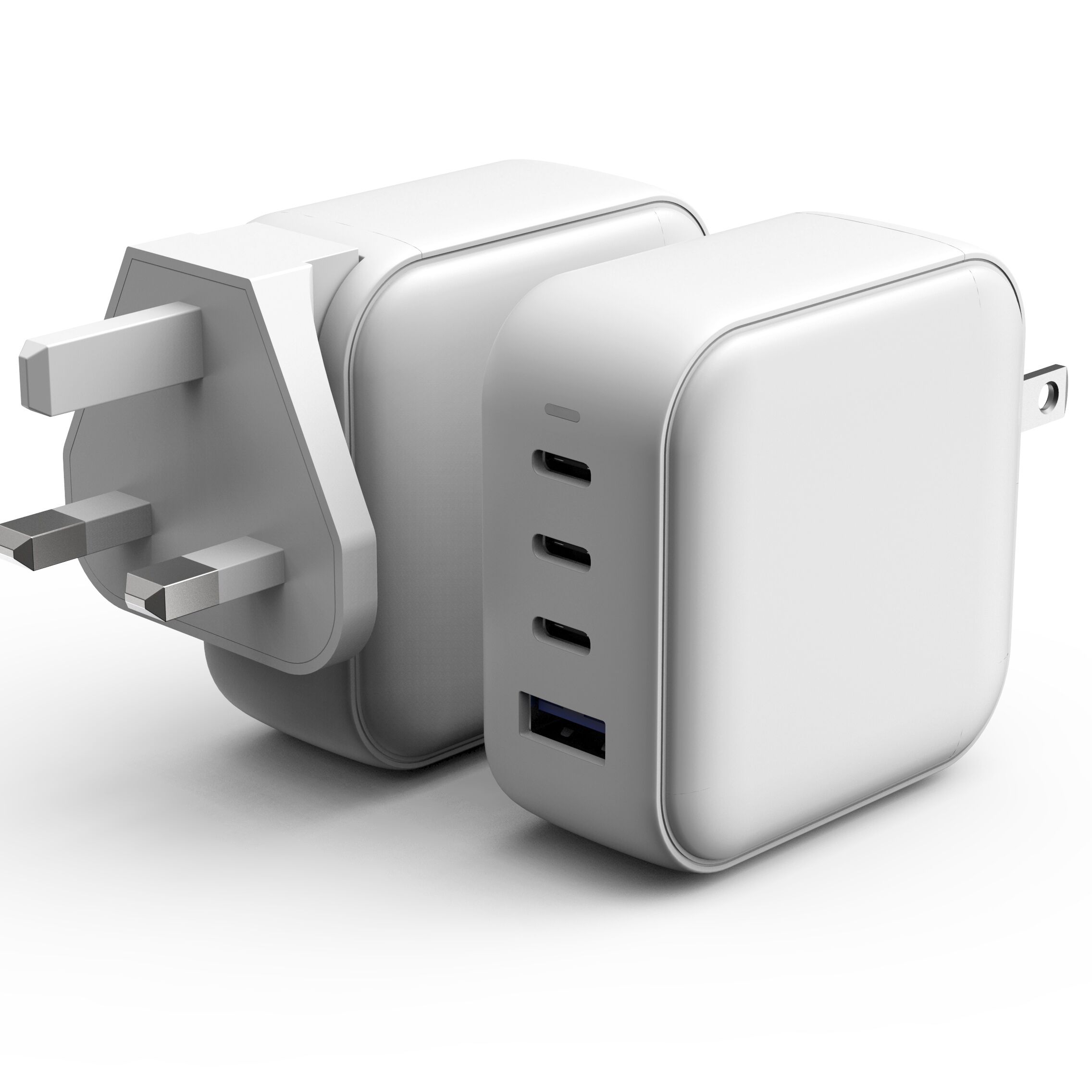 Factory 100w Gan Pd Wall Charger 3c1a Ports With Usb-c Fast Charging ...