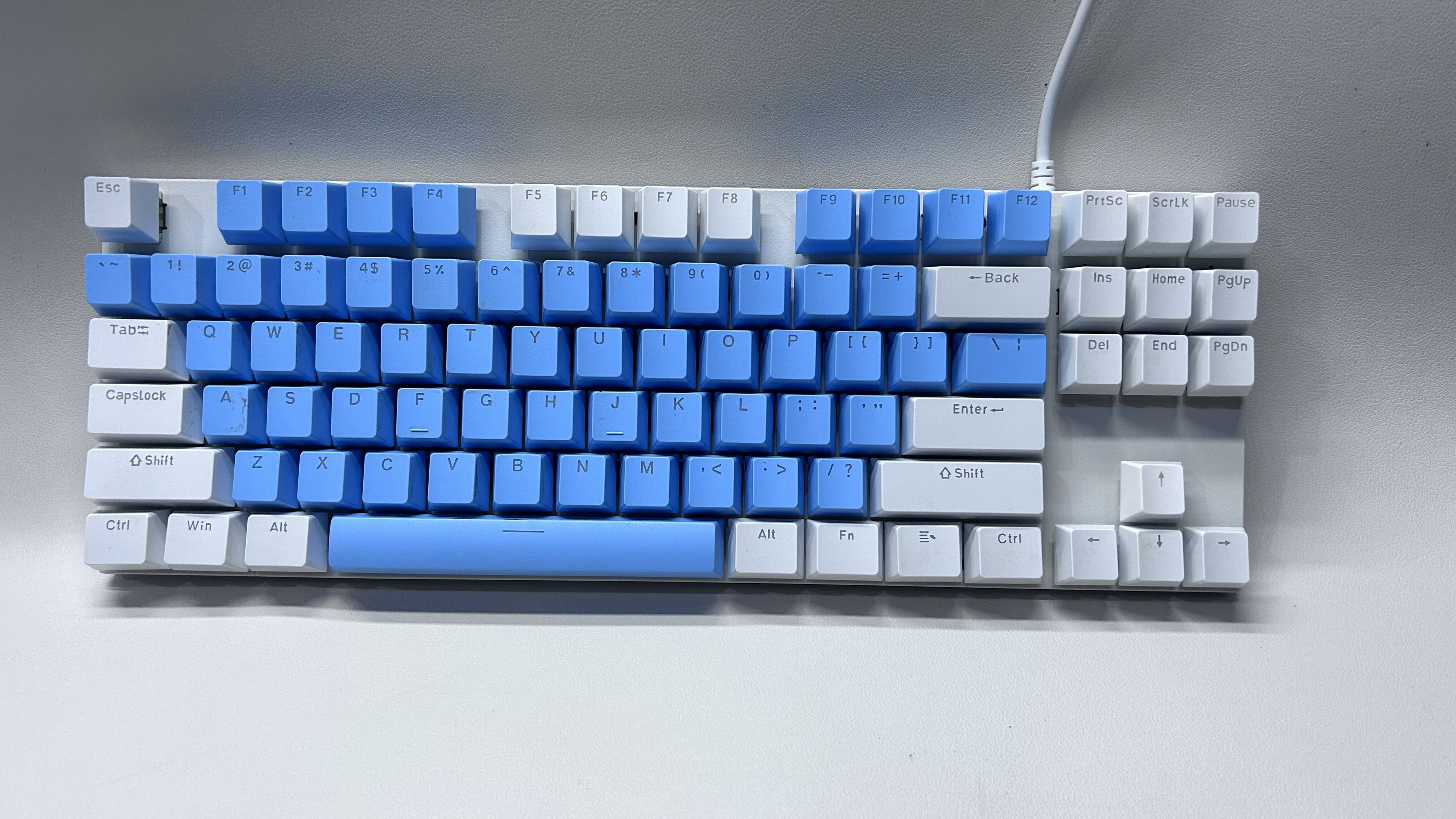 E-mkb400 Wired Mechanical Keyboard With 87 Double Injestion Keycaps And ...