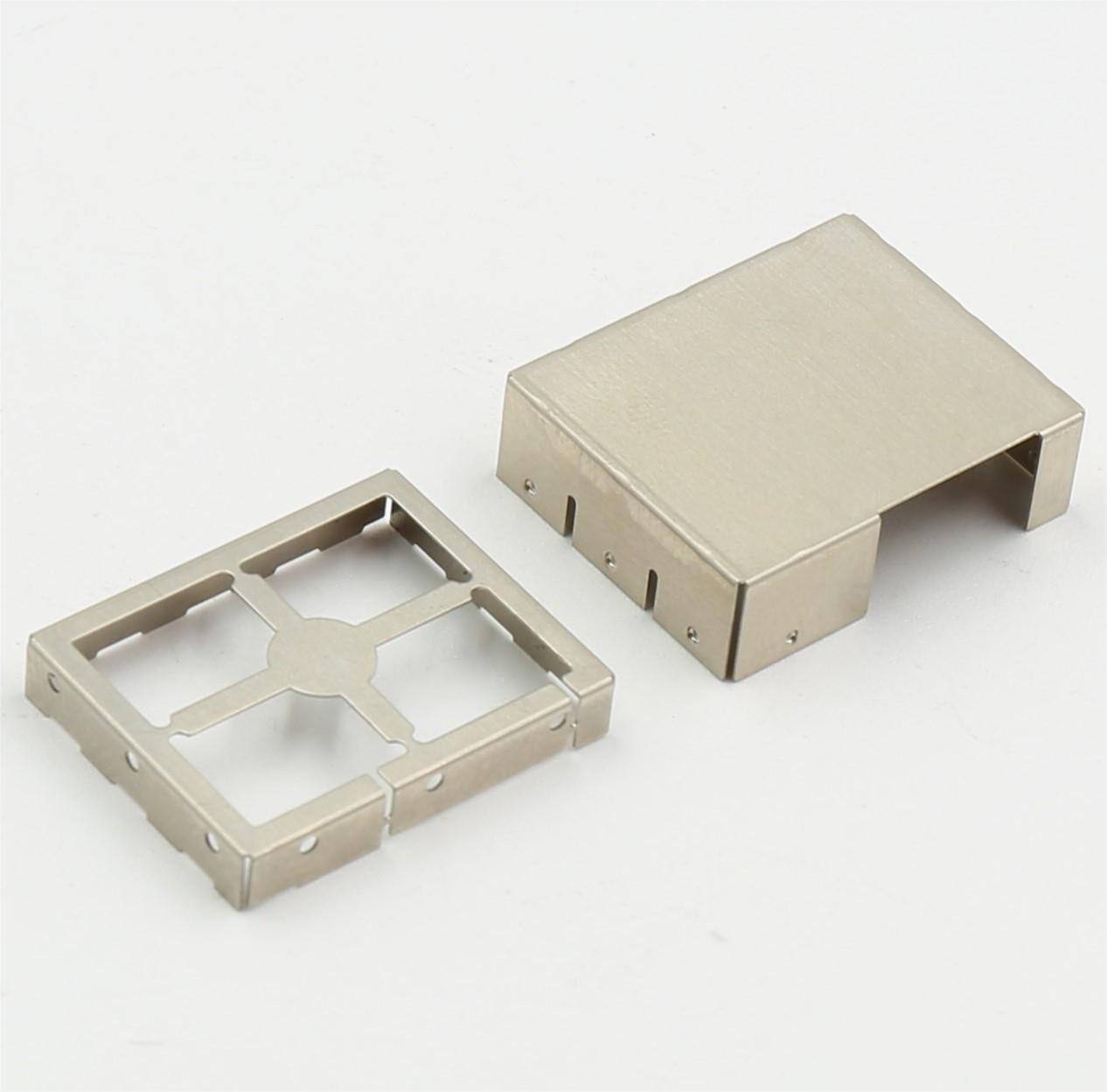 Custom Two Pieces Nickel Silver Emi Rf Shielding Case For Pcb - China ...