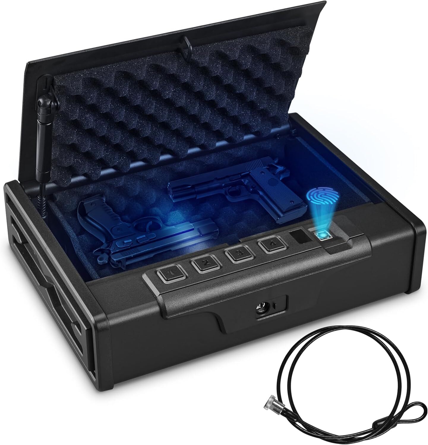 Buy China Wholesale Biometric Fingerprint Gun Safe, Three Ways Quick ...