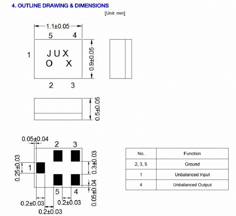 Strongfirst Saw Single Filter 1.1*0.9mm 773mhz Band28a, Saw Single ...