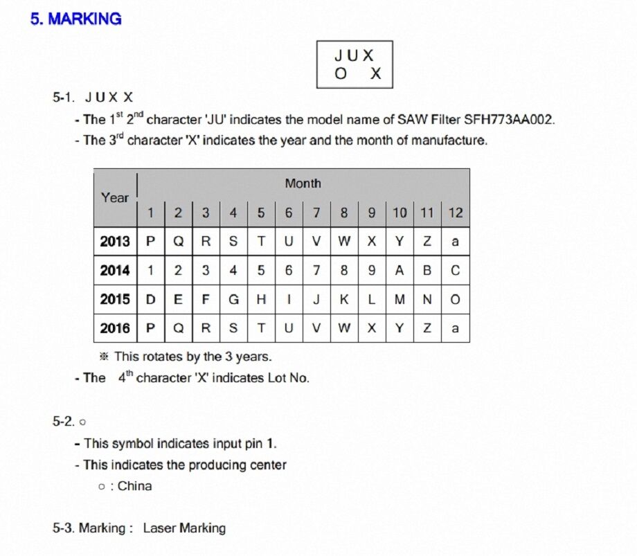 Strongfirst Saw Single Filter 1.1*0.9mm 773mhz Band28a, Saw Single ...