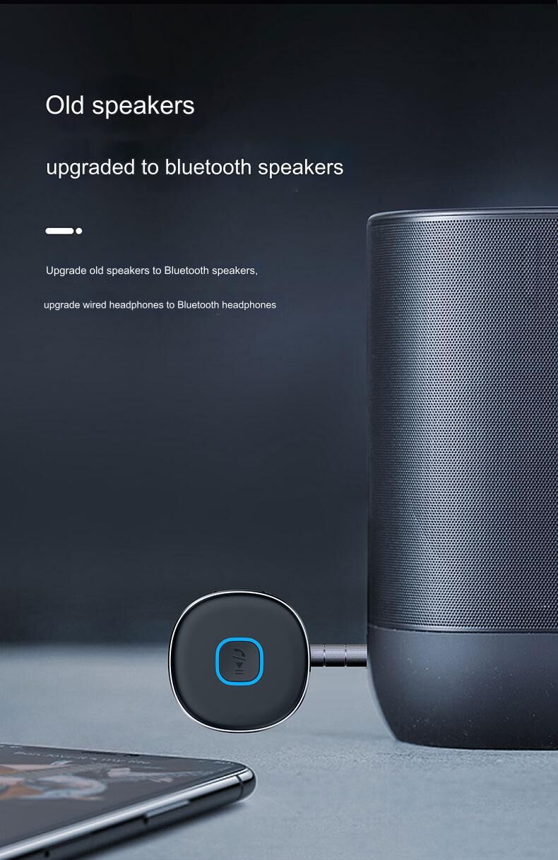 Wholesale Bluetooth 5.0 Aux Input Wireless Adapter Hands Free Calling ...