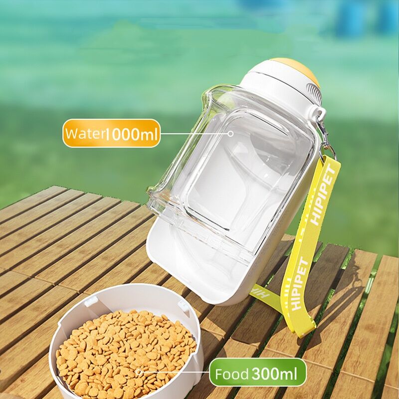 Pet Large Capacity Water Bottle Walking Dog Feeder Dog Travelling Water ...