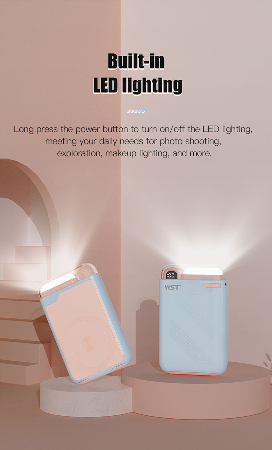 New Fashion Design 10000mah Mini Power Bank Portable Fast Power Banks ...