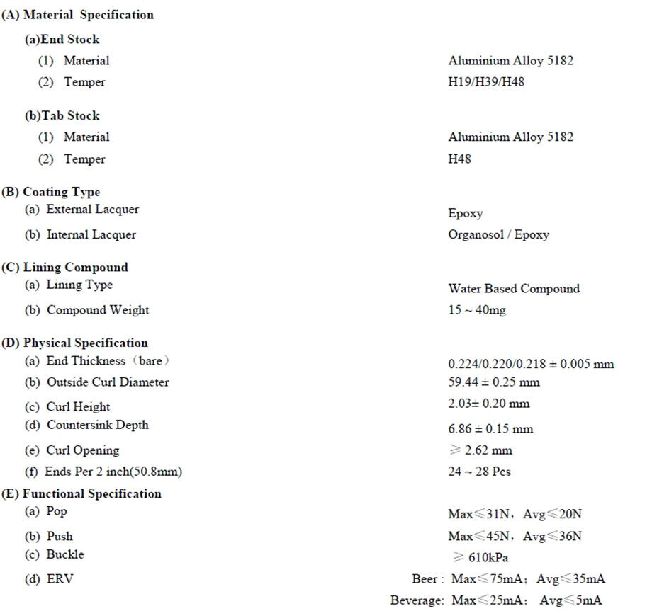 202 Sot Sliver Aluminium Can Lid, Beer Can With Stand High Temperatures ...