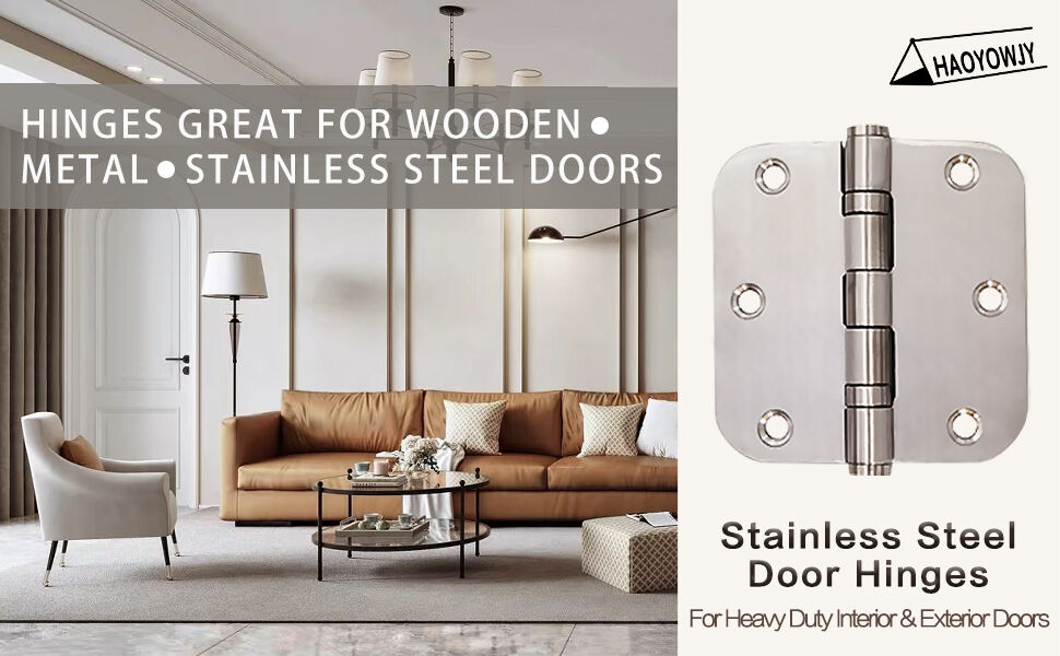 Stainless Steel Hinges Exterior Door And Indoor Hinges Ball Bearing Door Hinge For Door 3.5 Inch ...
