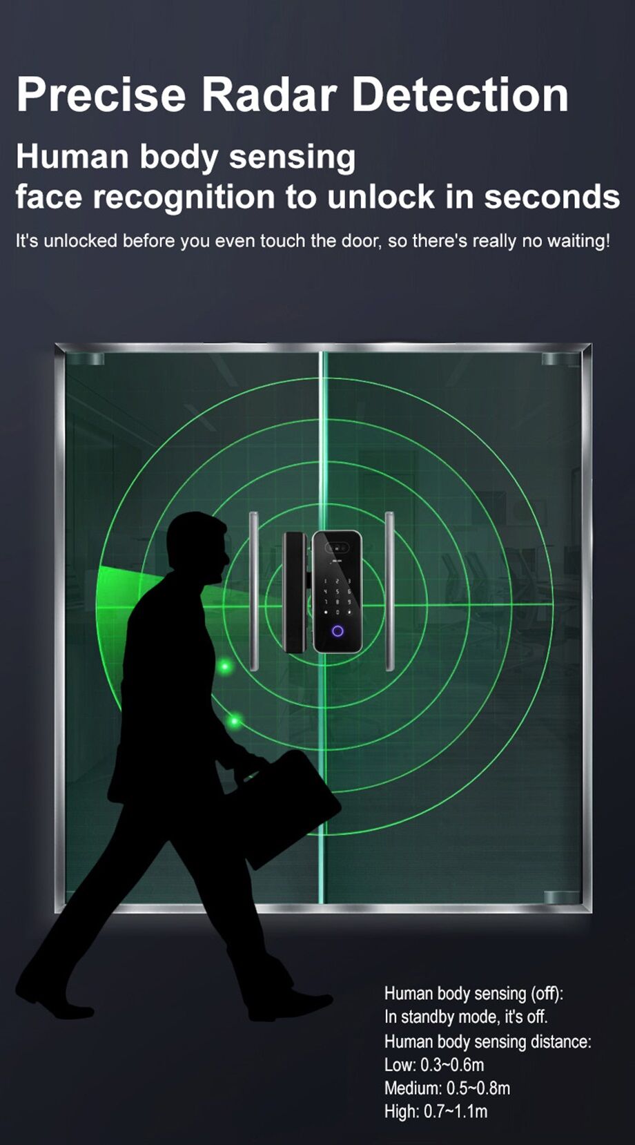 Tuya Ble Smart Lock Digital Safe Keyless Electronic Fingerprint Ic Card ...