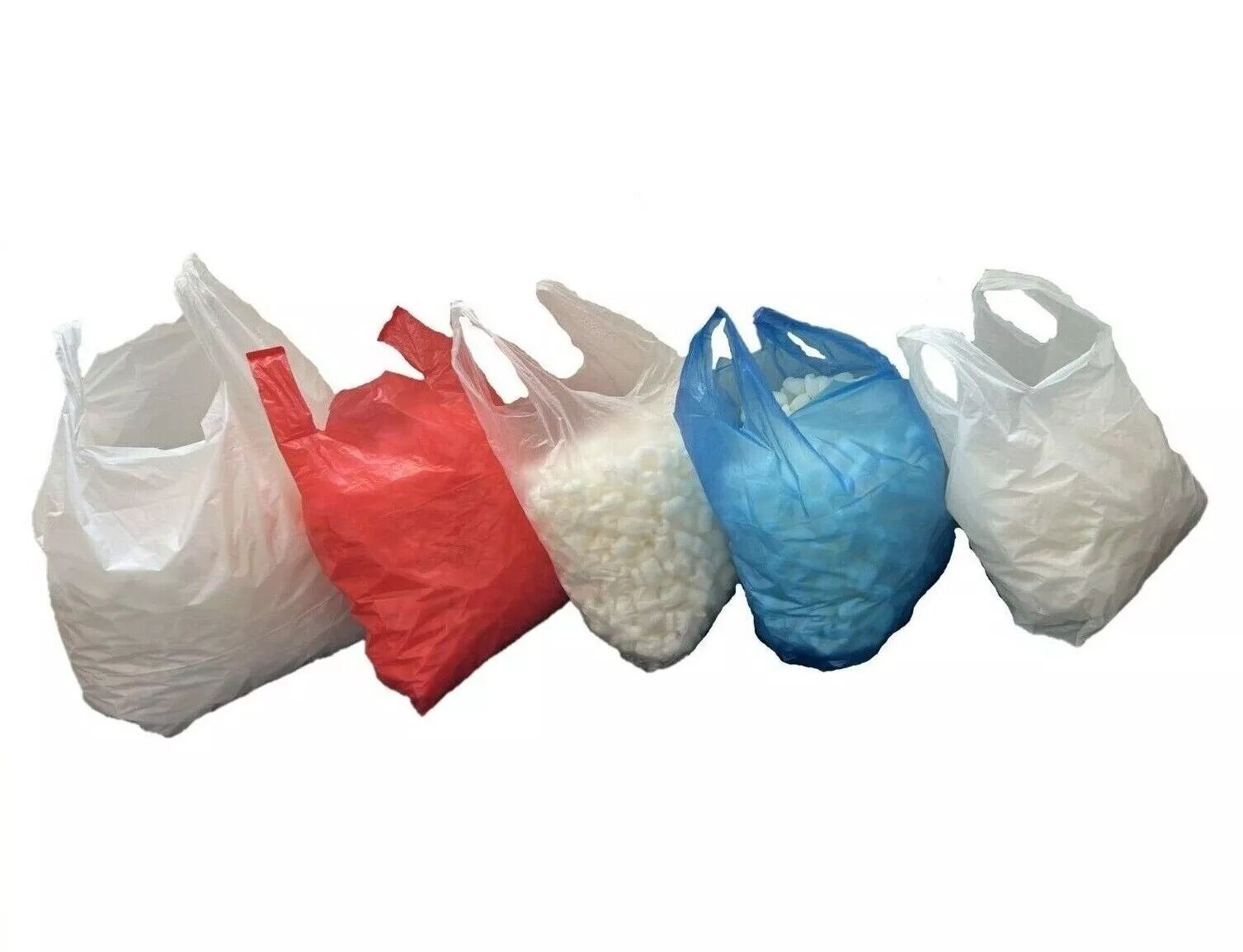 Wanda Thank You Plastic Bags (350 Count) (11.5" X 6.5" X 21") (white ...