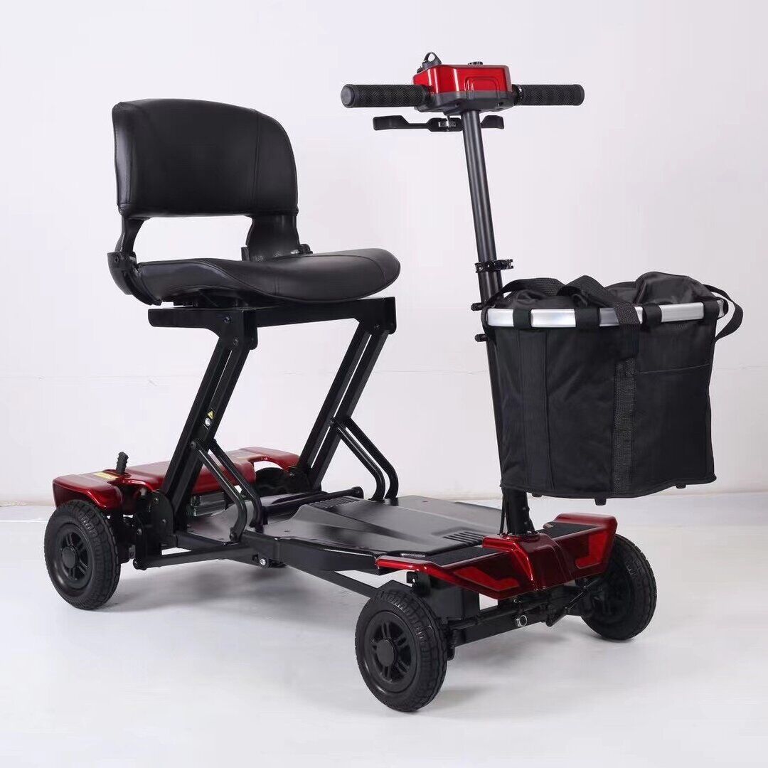 2024 Best Selling Fully Auto Folding Scooter Wheelchair Rehabilitation ...