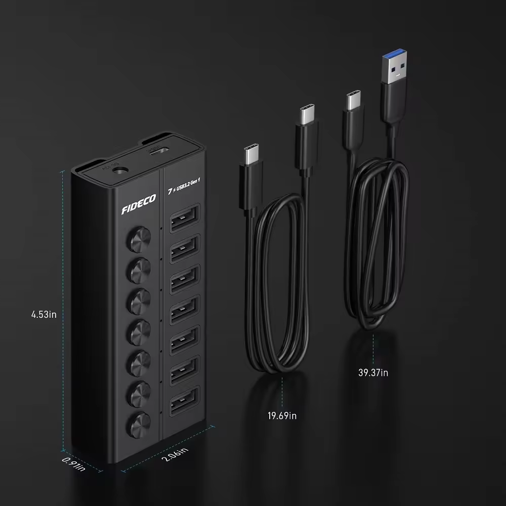 Bulk Buy China Wholesale Factory Aluminum Multi Usb 3.0 7 Port Usb Hub ...