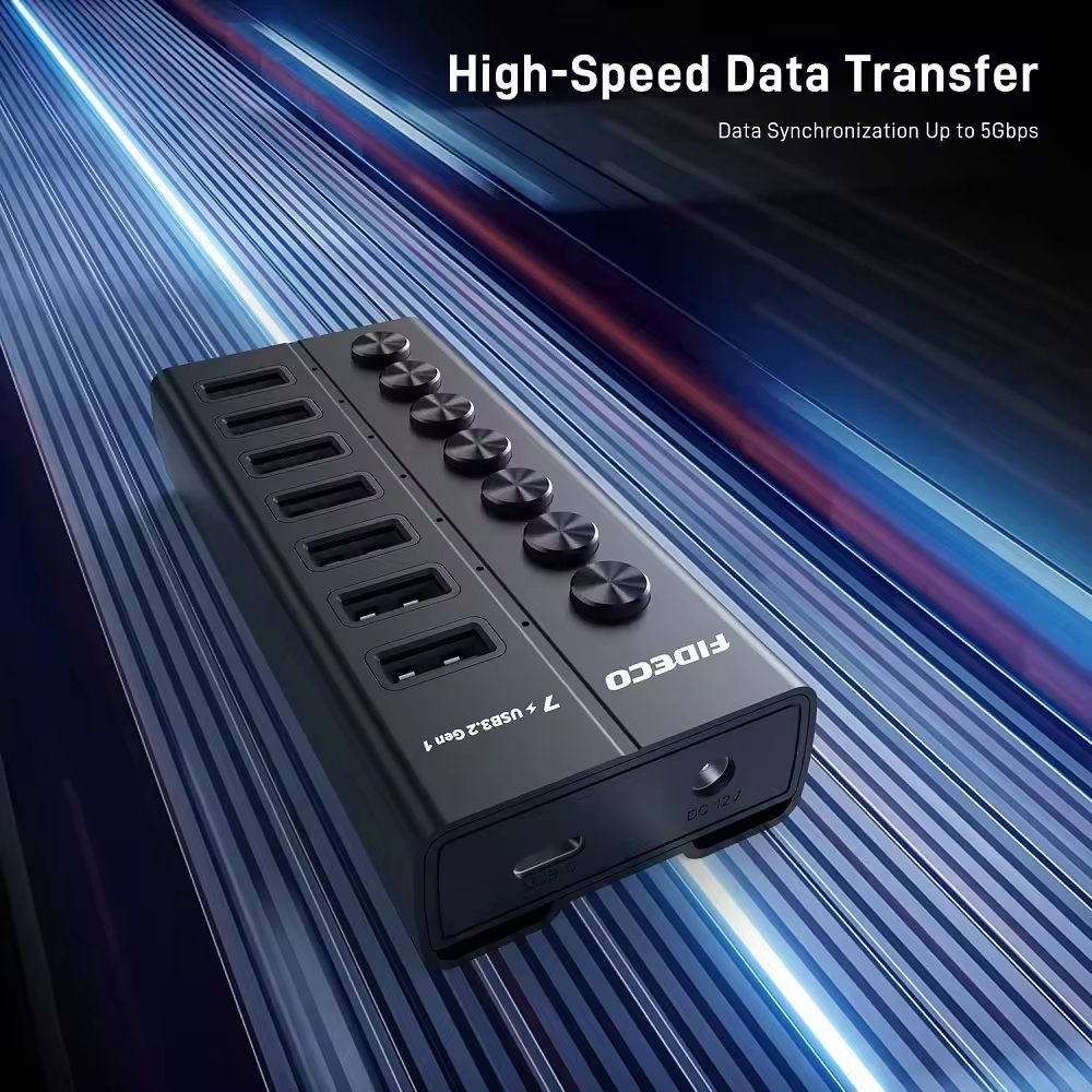 Bulk Buy China Wholesale Factory Aluminum Multi Usb 3.0 7 Port Usb Hub ...