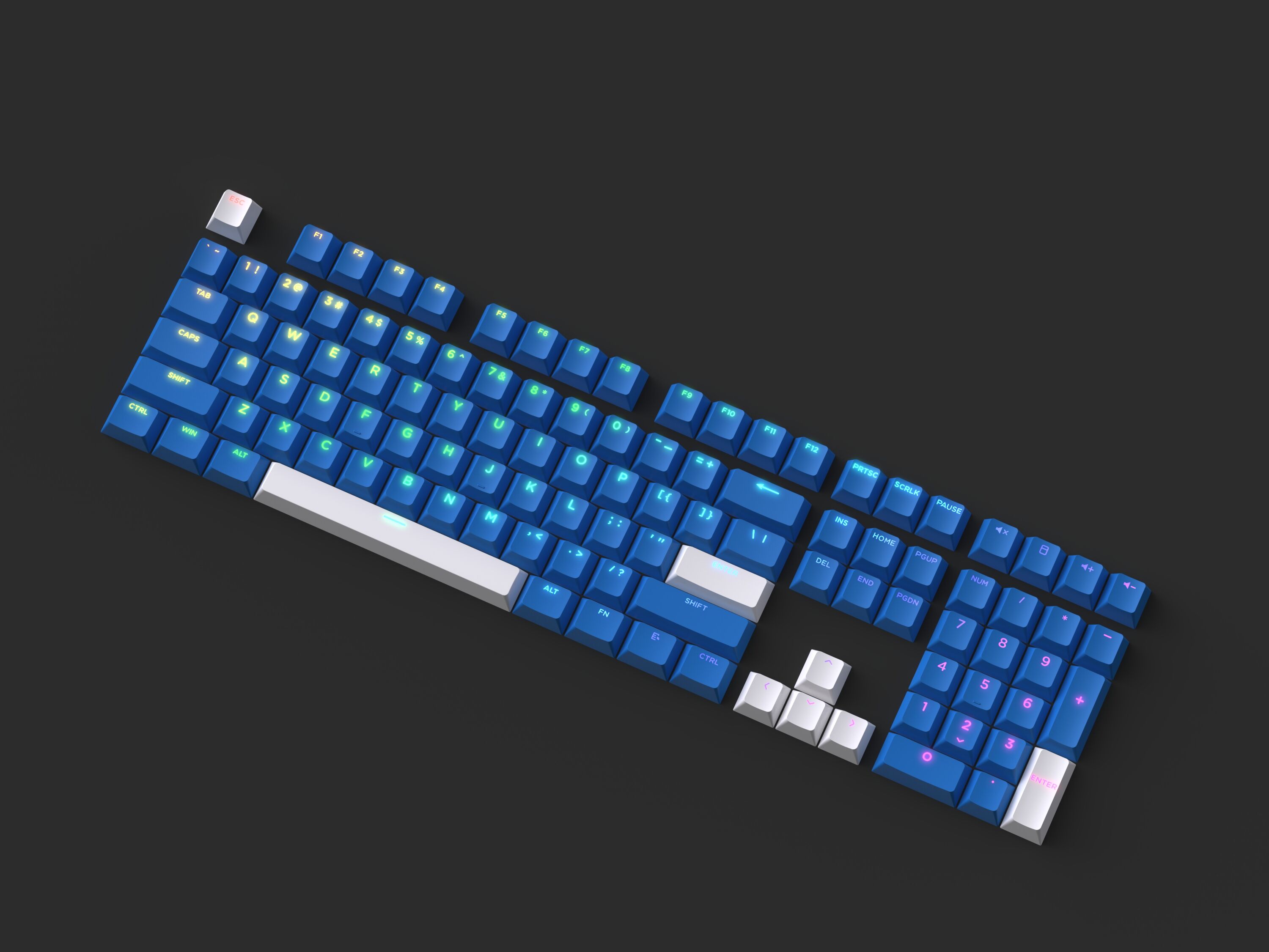 Wholesale Cherry Profile Closed Character Shadeless Keycap For ...