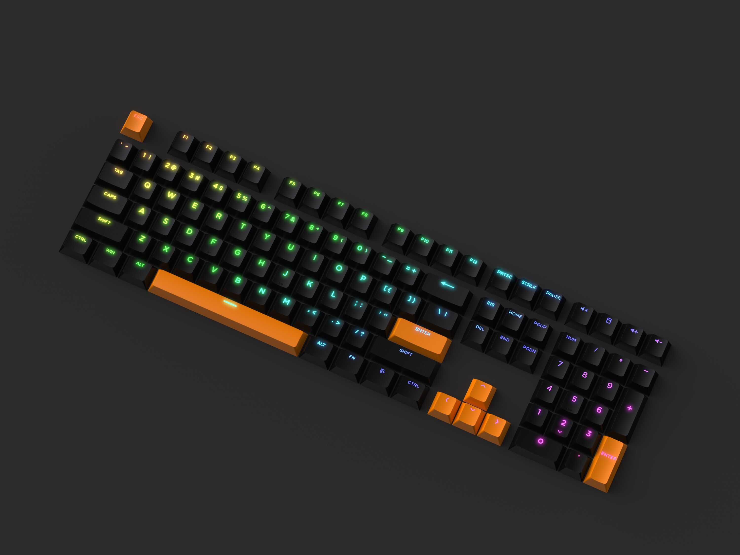 Wholesale Cherry Profile Closed Character Shadeless Keycap For ...