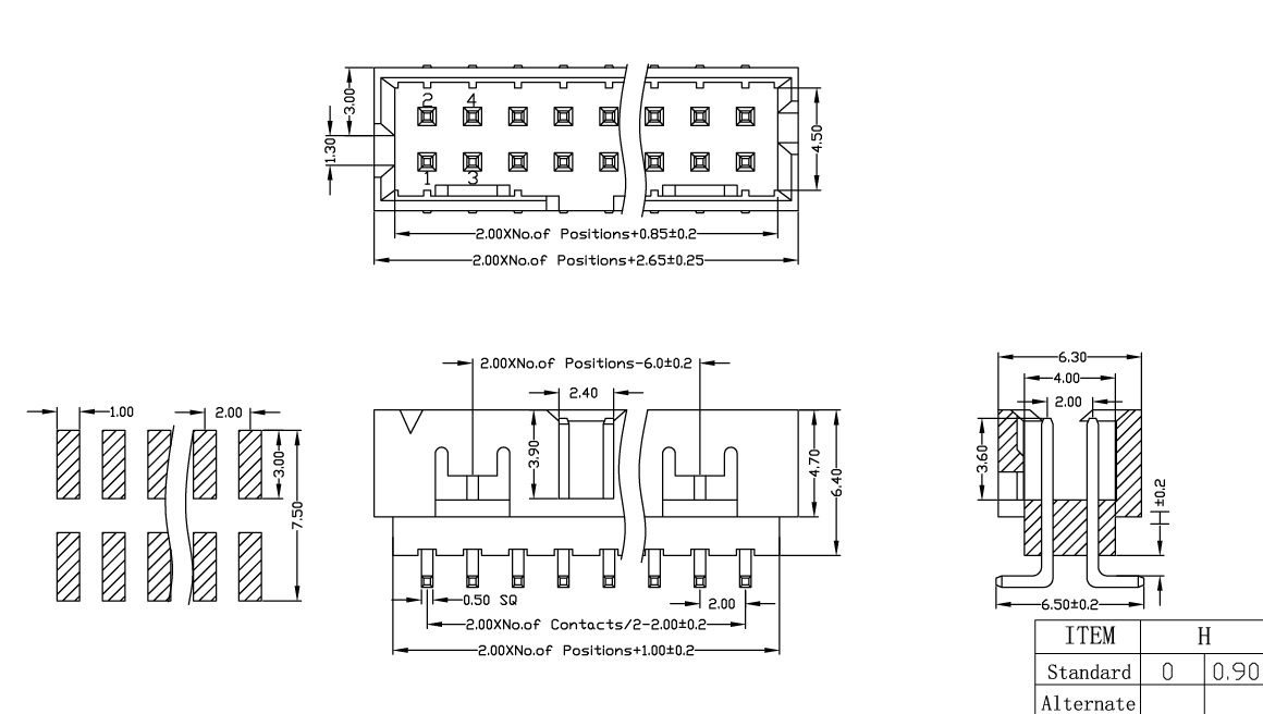 An Ide Connector According To The Attached Drawing Your Minimum Order ...