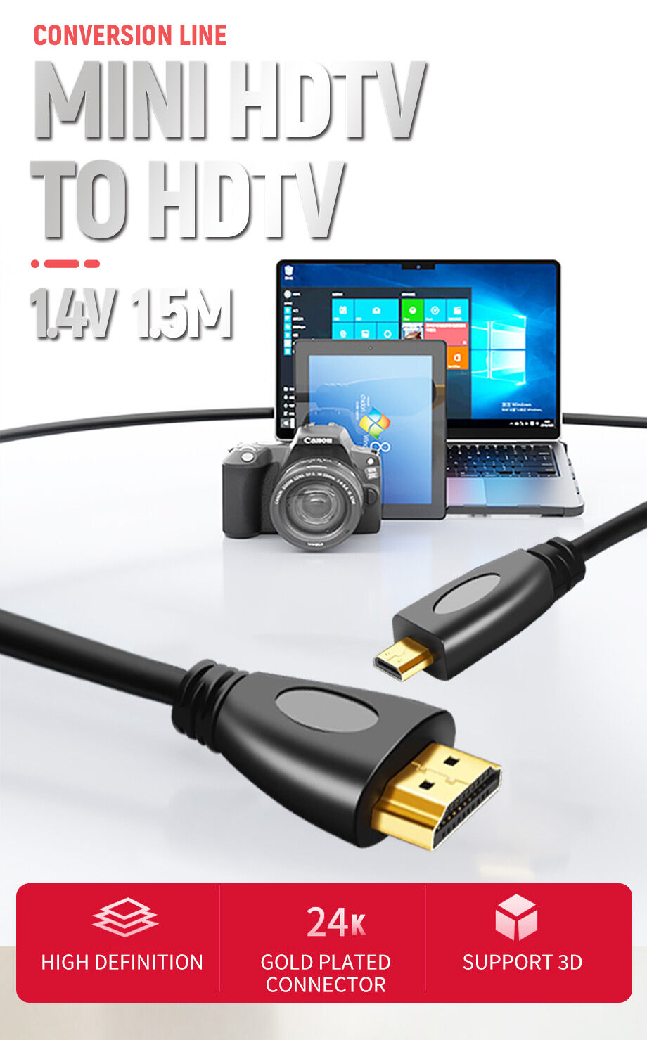 Factory Direct High Quality China Wholesale Kico 1.5m 1.4v Notebook ...