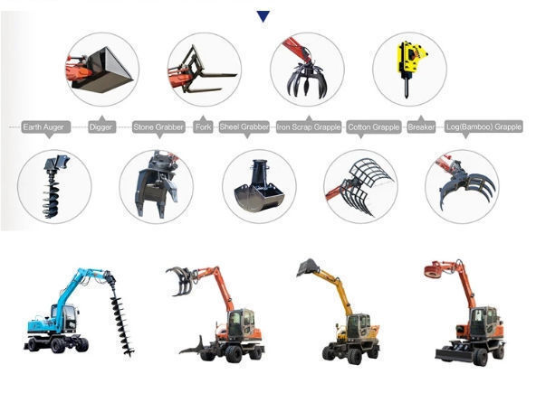 Industry-leading Hydraulic Grab Excavator Grapple Loader Log Grab ...
