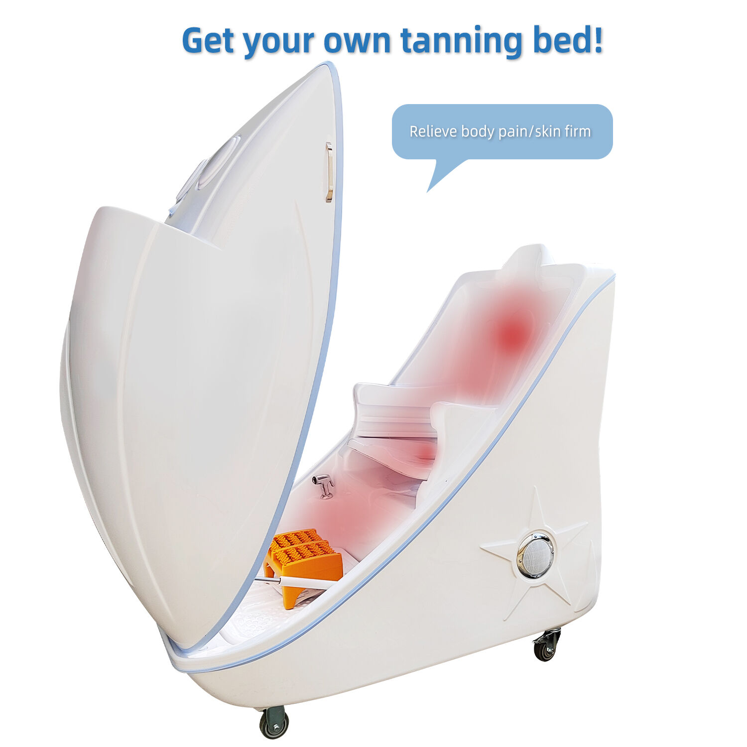 Bowket Spa Ozone Steam Sauna Capsule Fumigation Sitting Sauna Capsule ...