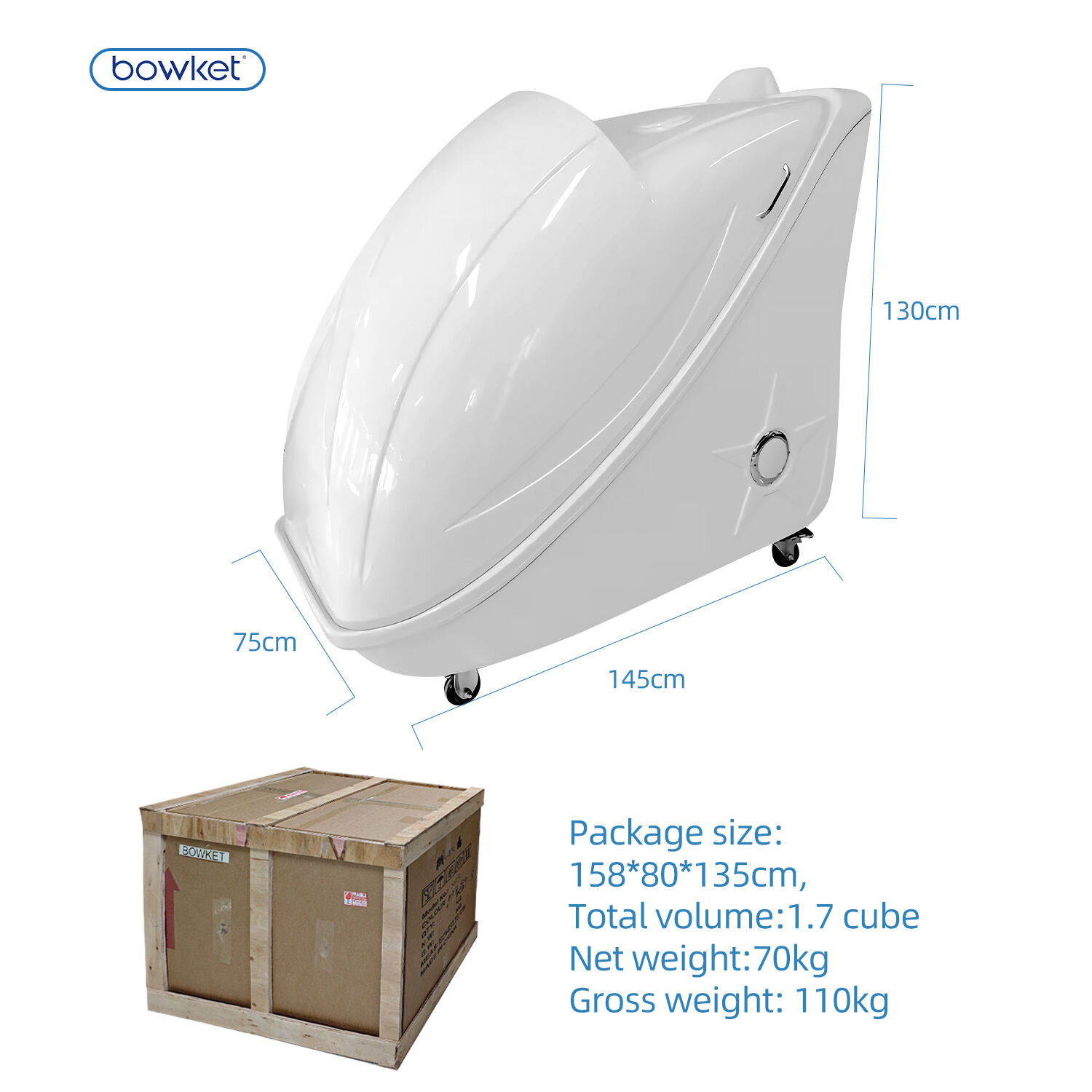 Bowket Spa Ozone Steam Sauna Capsule Fumigation Sitting Sauna Capsule ...
