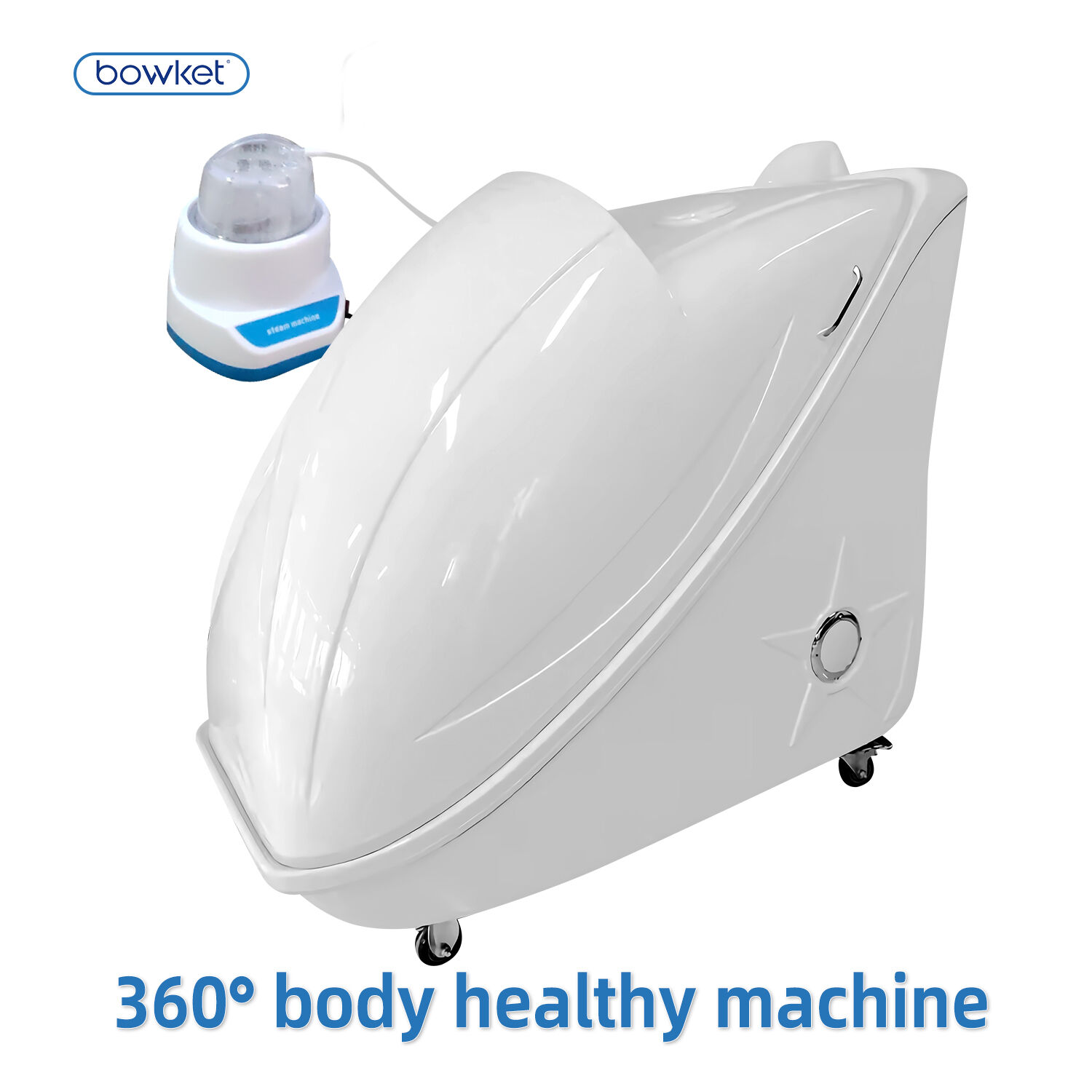 Bowket Spa Ozone Steam Sauna Capsule Fumigation Sitting Sauna Capsule ...