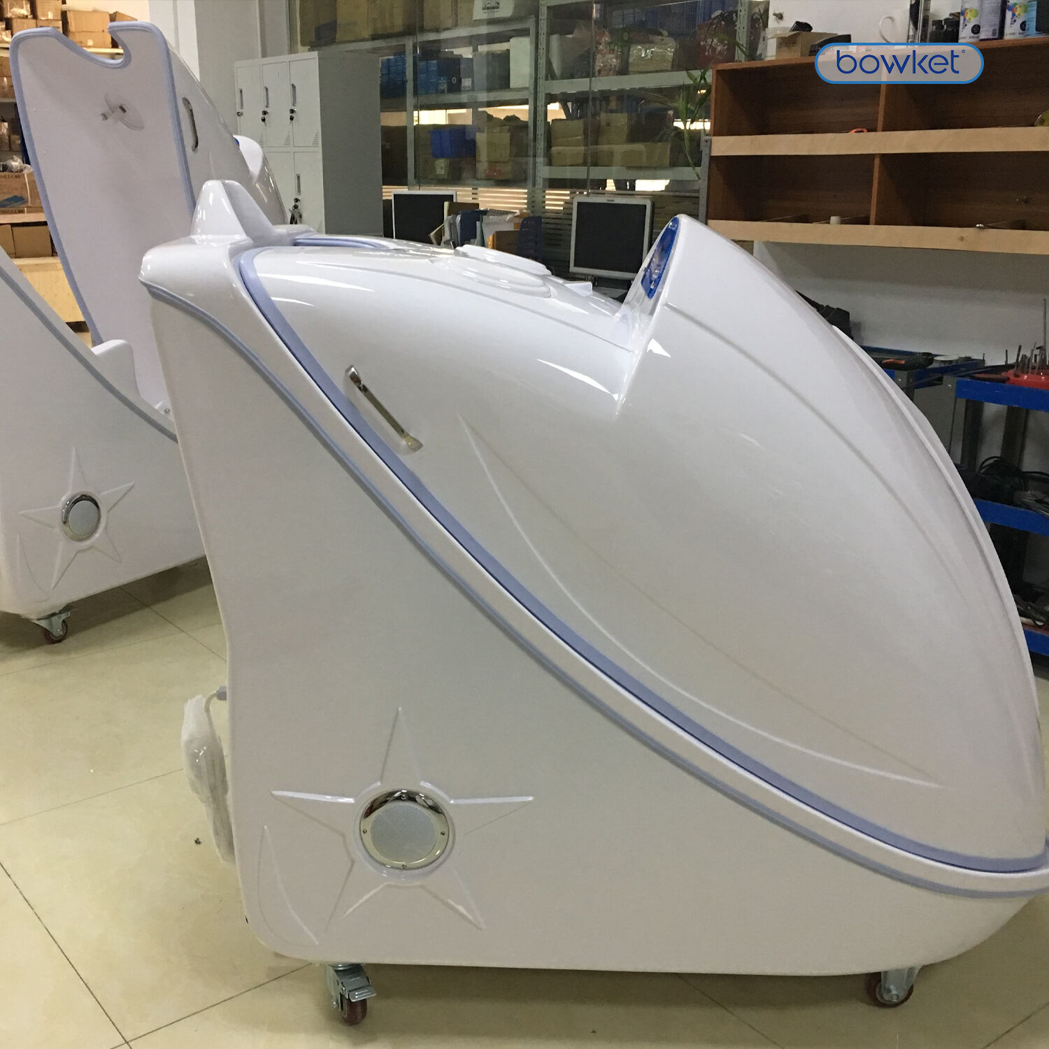 Bowket Spa Ozone Steam Sauna Capsule Fumigation Sitting Sauna Capsule ...